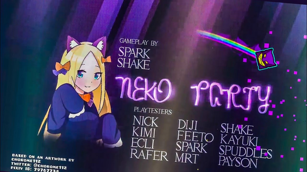 Neko Party by Kingoo (0/3 coins) | Geometry Dash - YouTube