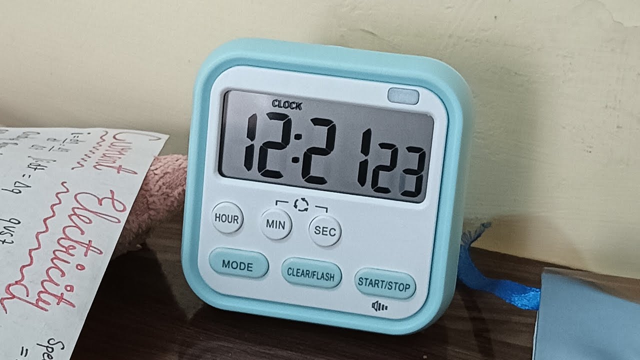 Finally got my hands on this cute little study timer!!! - YouTube