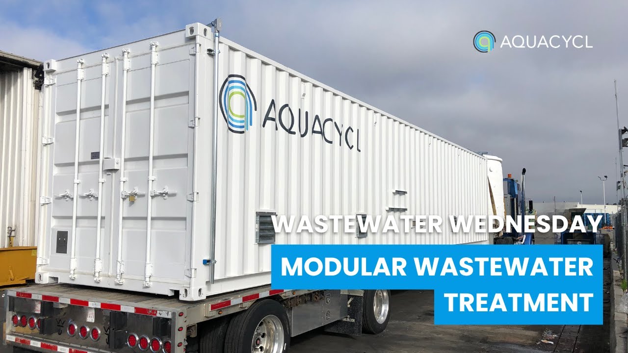 Modular Wastewater Treatment (Wastewater Wednesday) - YouTube
