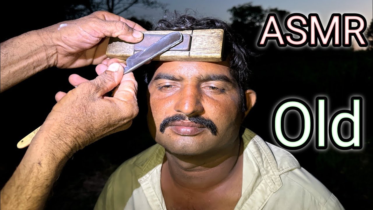 ASMR Fast Shaving With Barber Old [ASMR] - YouTube