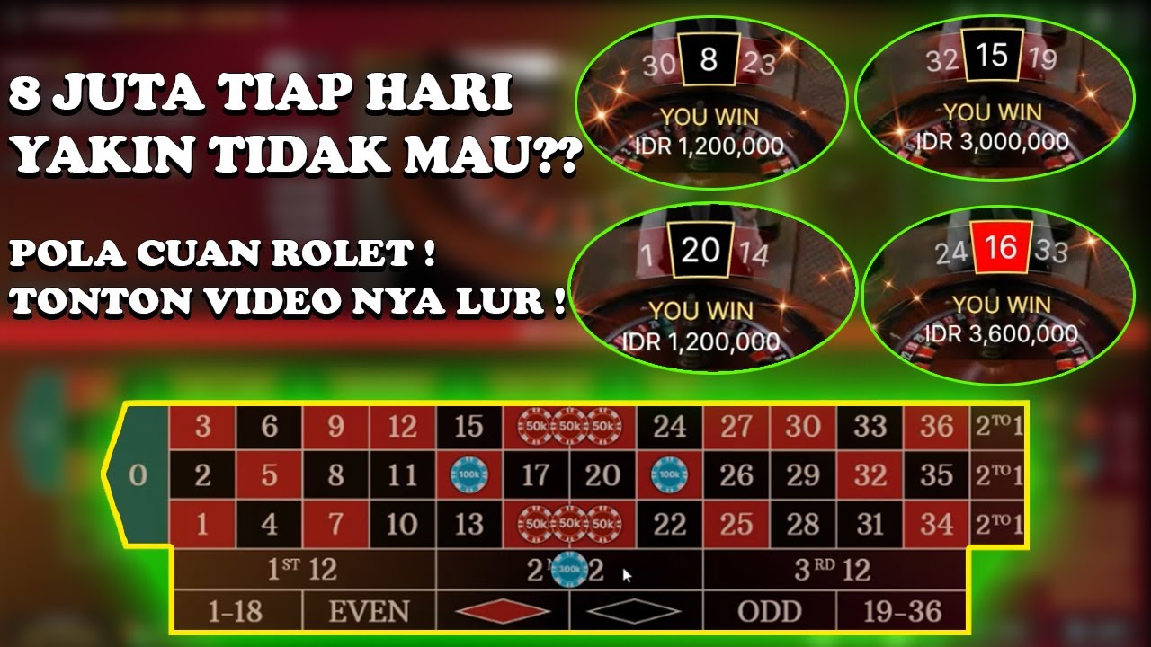 TIPS POLA MAIN ROULETTE | RUTIN TARIK DANA 8 JUTA SETIAP HARI - YouTube