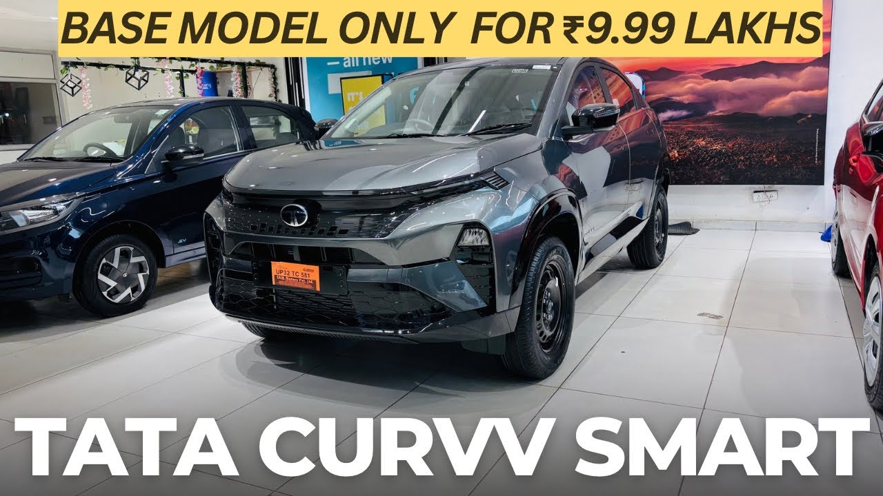 Tata Curvv 2025 base model detailed review | Curvv Smart petrol manual ...