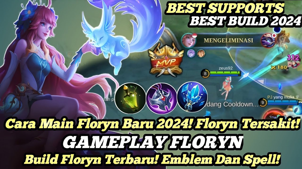 GAMEPLAY FLORYN TERBARU 2024! BEST BUILD FLORYN TERSAKIT 2024! FLORYN ...