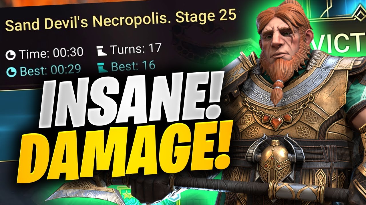 GAMECHANGER! GNUT ON SAND DEVIL 25! | RAID SHADOW LEGENDS - YouTube