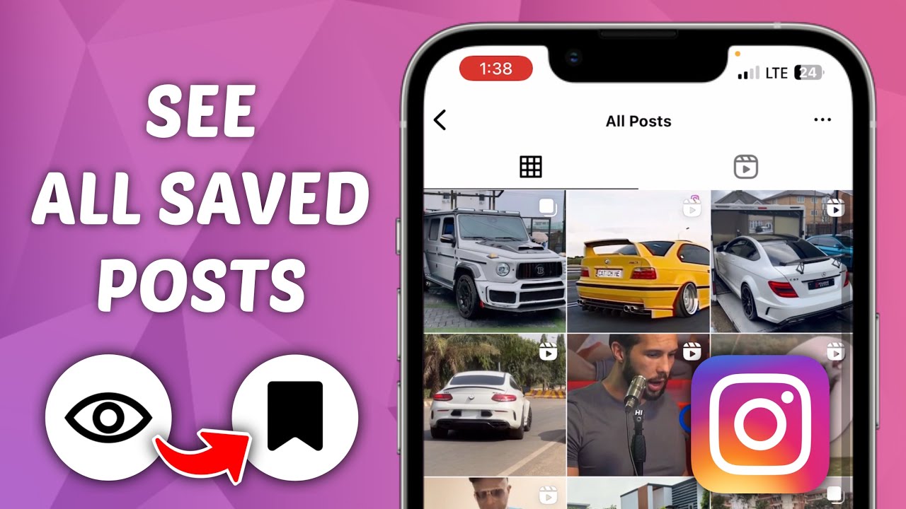 How to See All Saved Posts on Instagram [NEW UPDATE] - YouTube