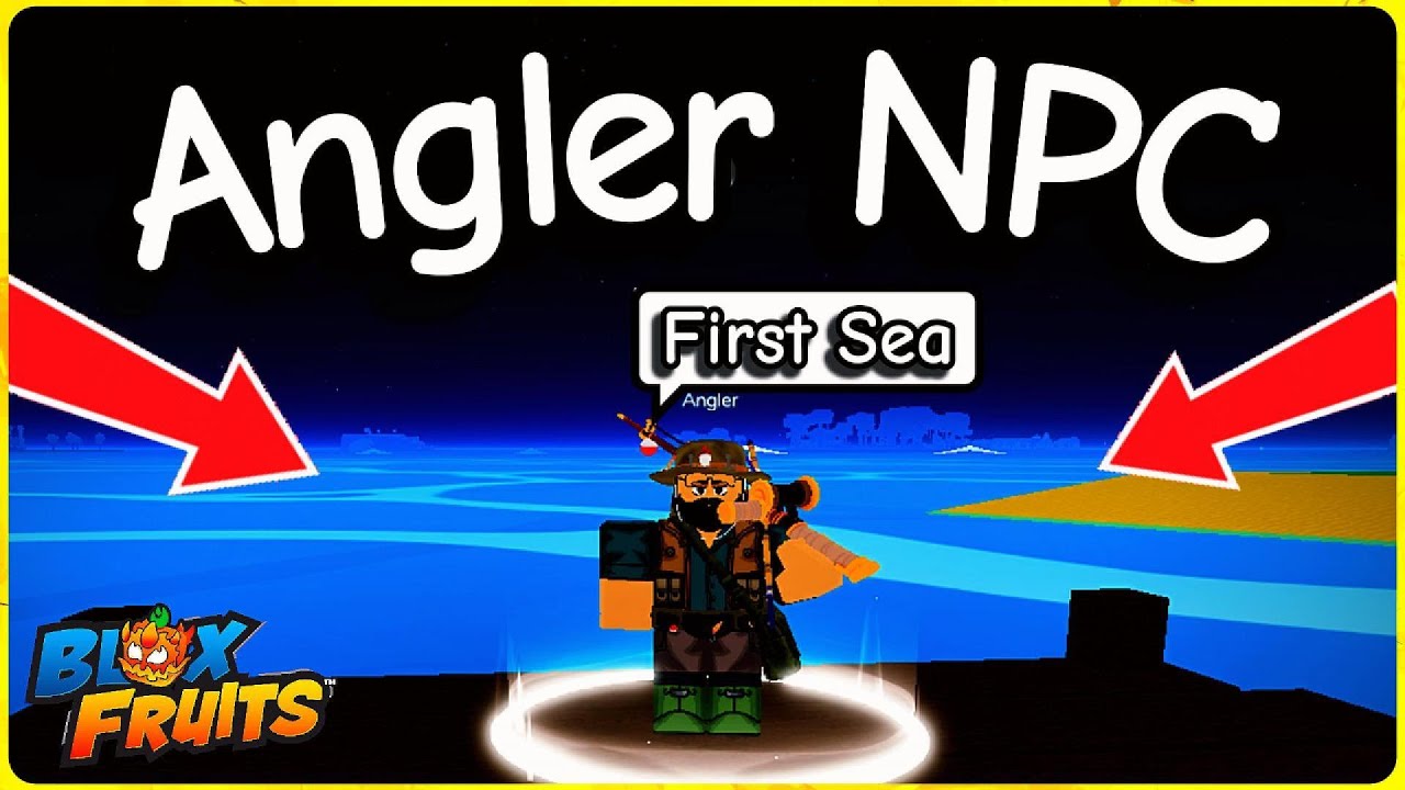 How to Find Angler NPC in First Sea of Blox Fruits (Roblox) - YouTube