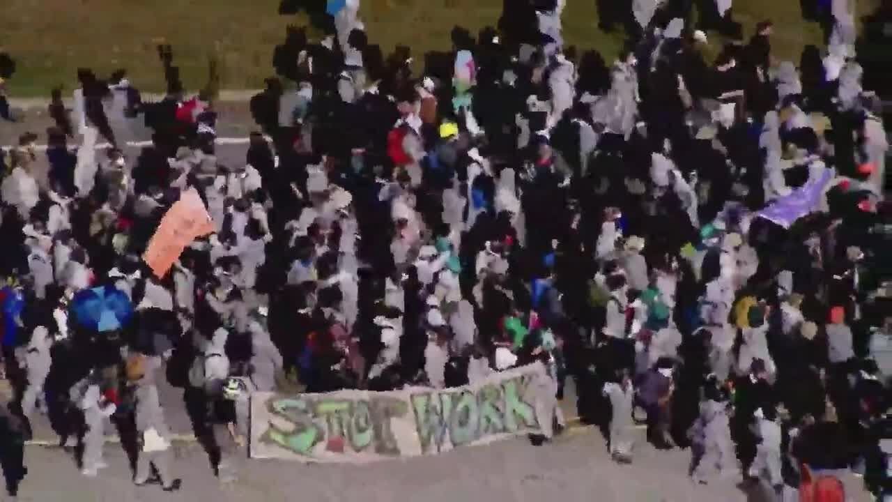 'Block Cop City' activists protest Atlanta Public Safety Training ...