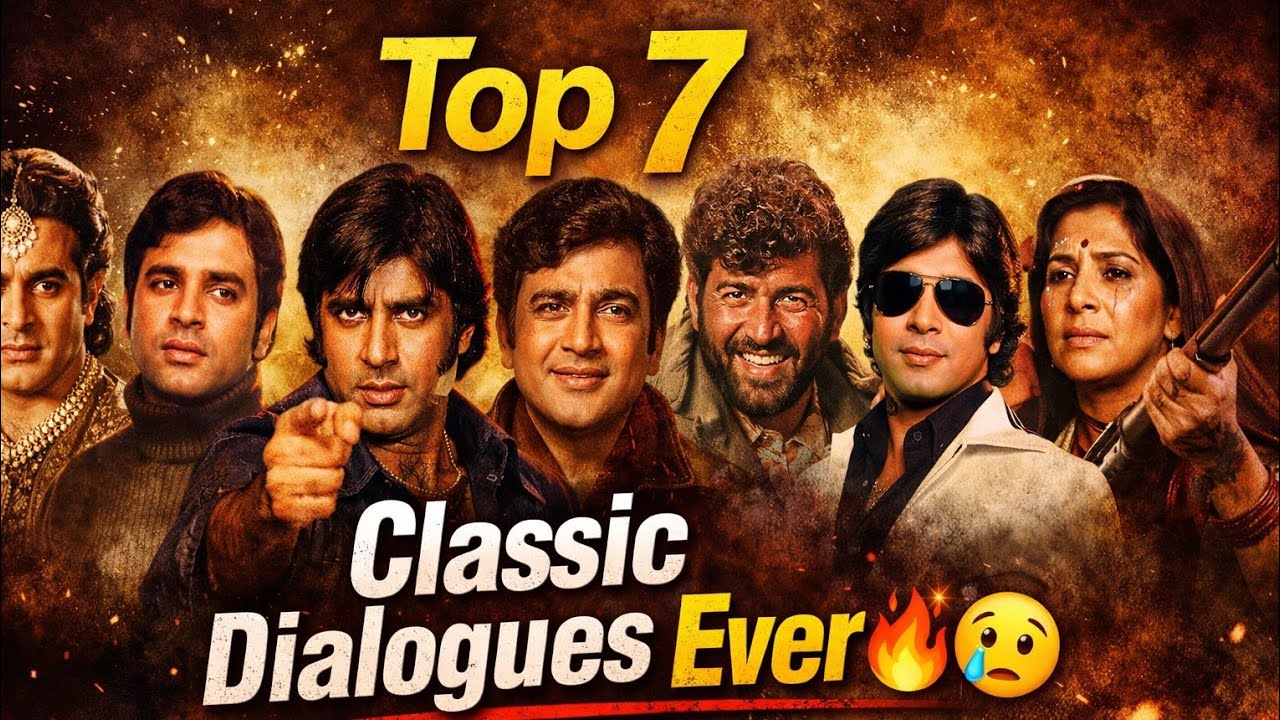 Top 7 Unforgettable Classic Bollywood Dialogues | Evergreen Hindi ...