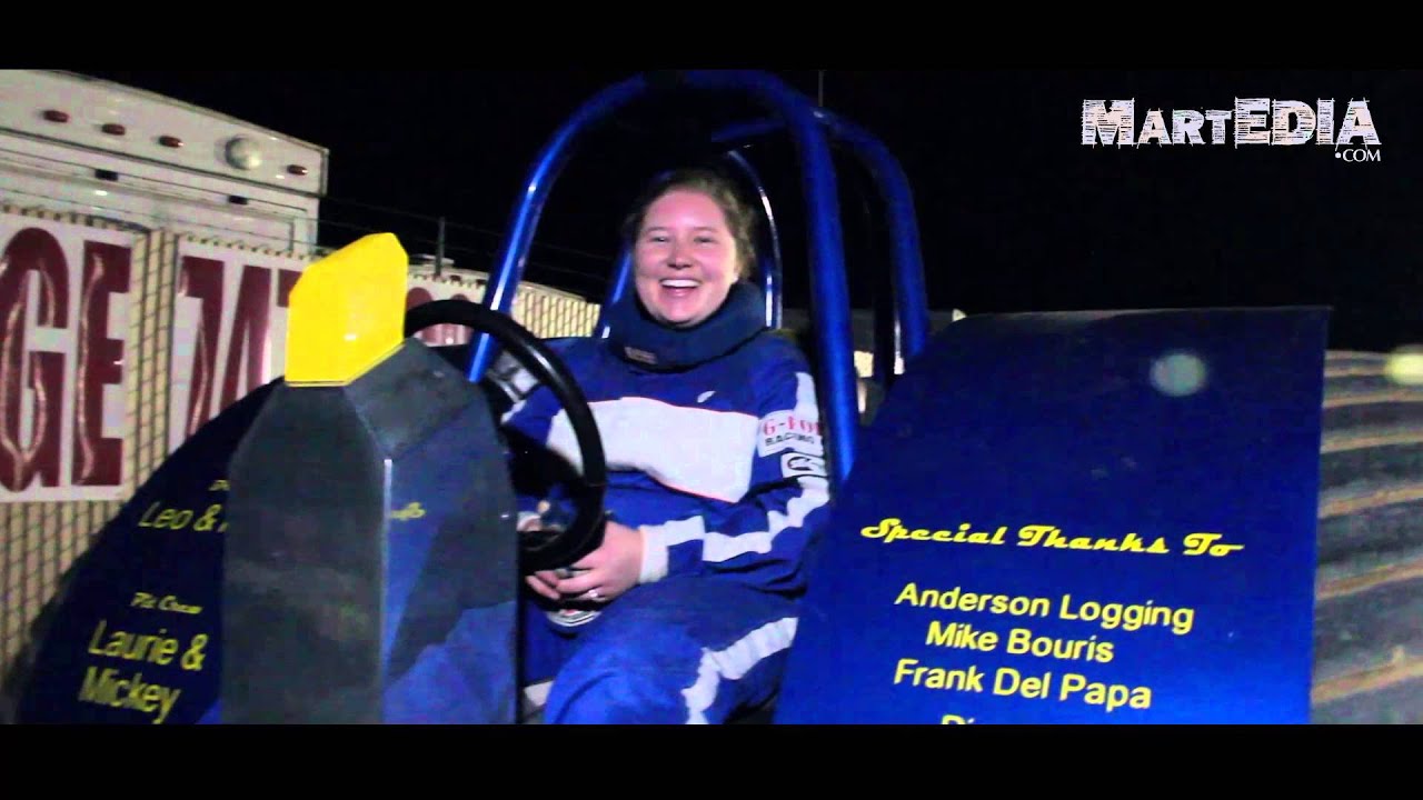 Noelle Penner and the Shafter Centennial Tractor Pull - YouTube