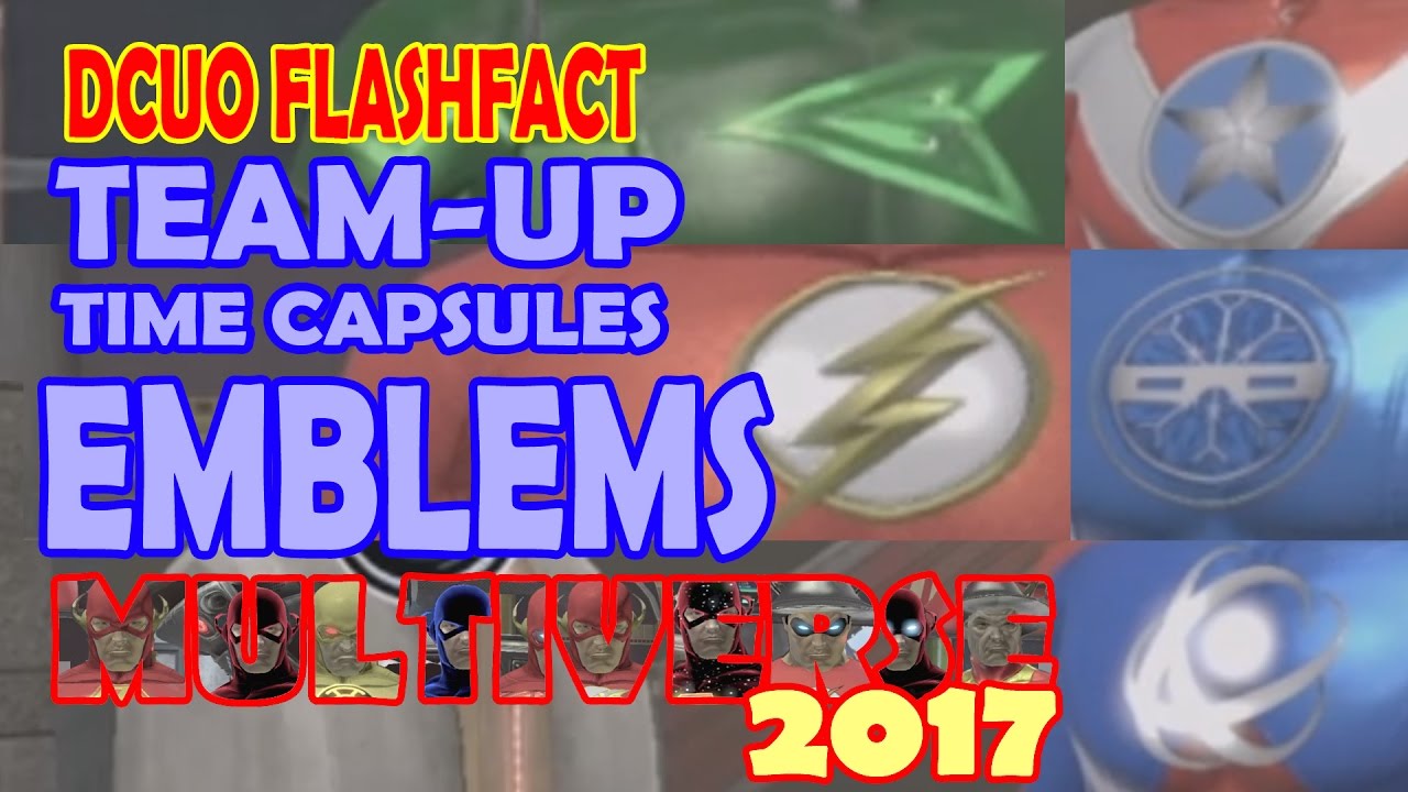 DCUO Team-Up Emblems - YouTube