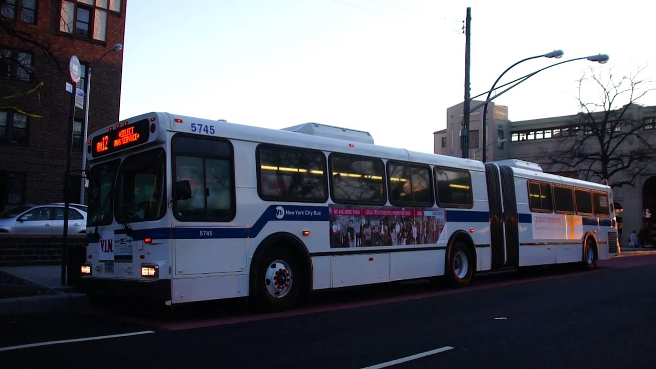 MTA New York City Bus 2003 New Flyer D60HF 5745 On The Bx12 +Select Bus ...