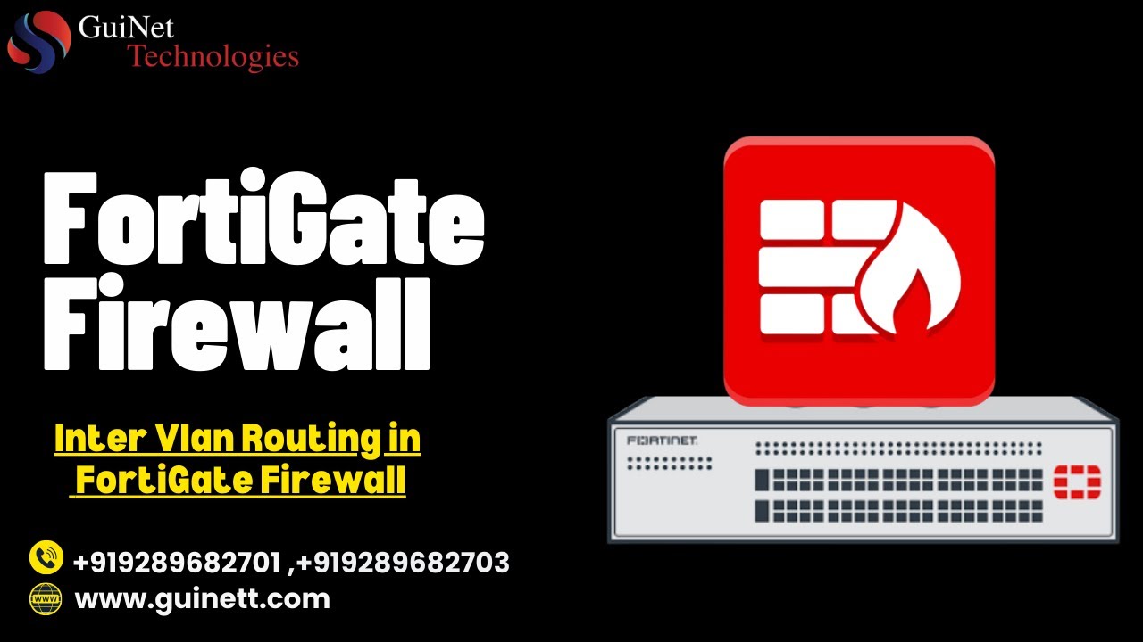 FortiGate Firewall-- Inter Vlan Routing in FortiGate Firewall - YouTube