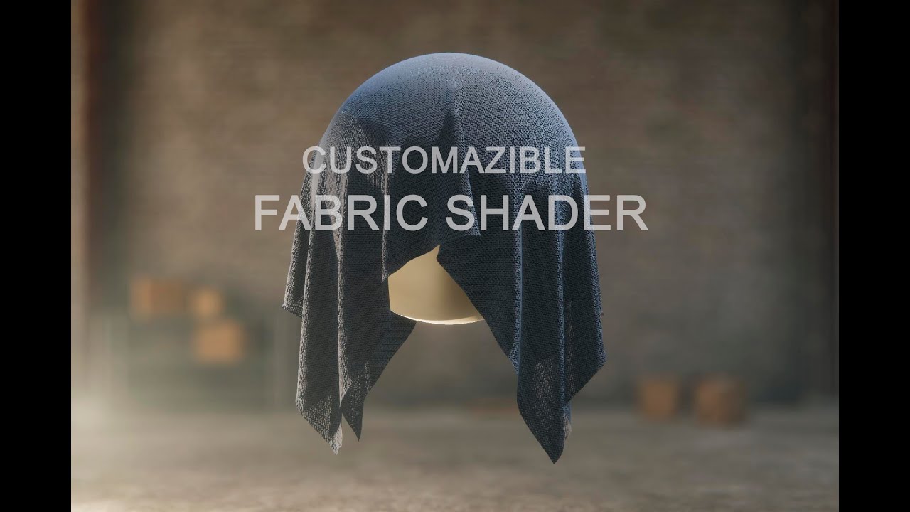 Customizible Fabric shader for Unity (Demo) - YouTube