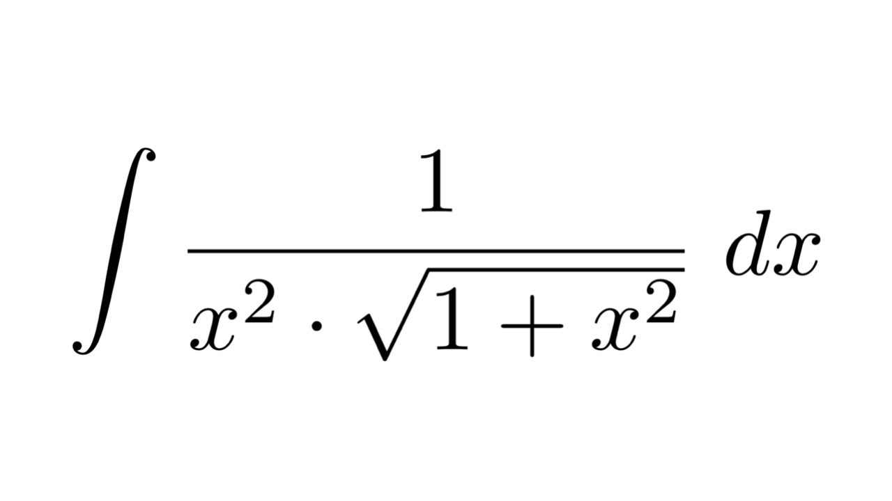 Integral Of 1 x 2 sqrt 1 x 2 substitution Substitution YouTube