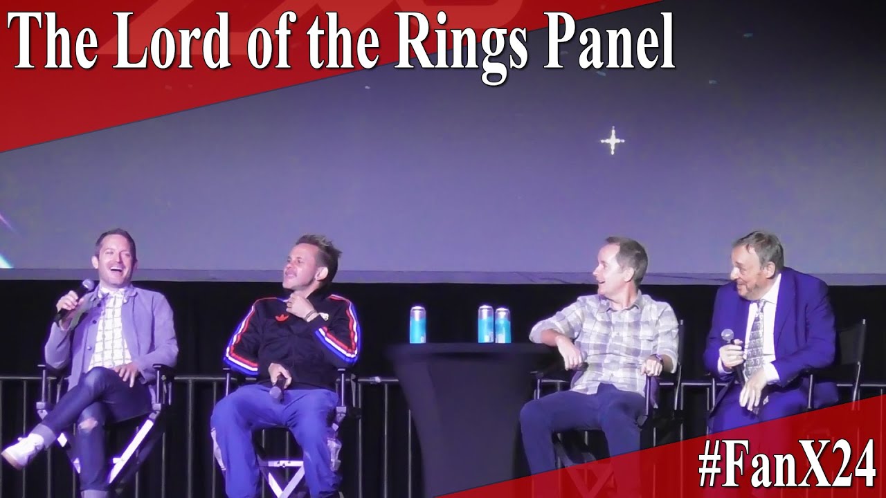 Lord of the Rings Panel - Elijah Wood, Dominic Monaghan, Billy Boyd ...