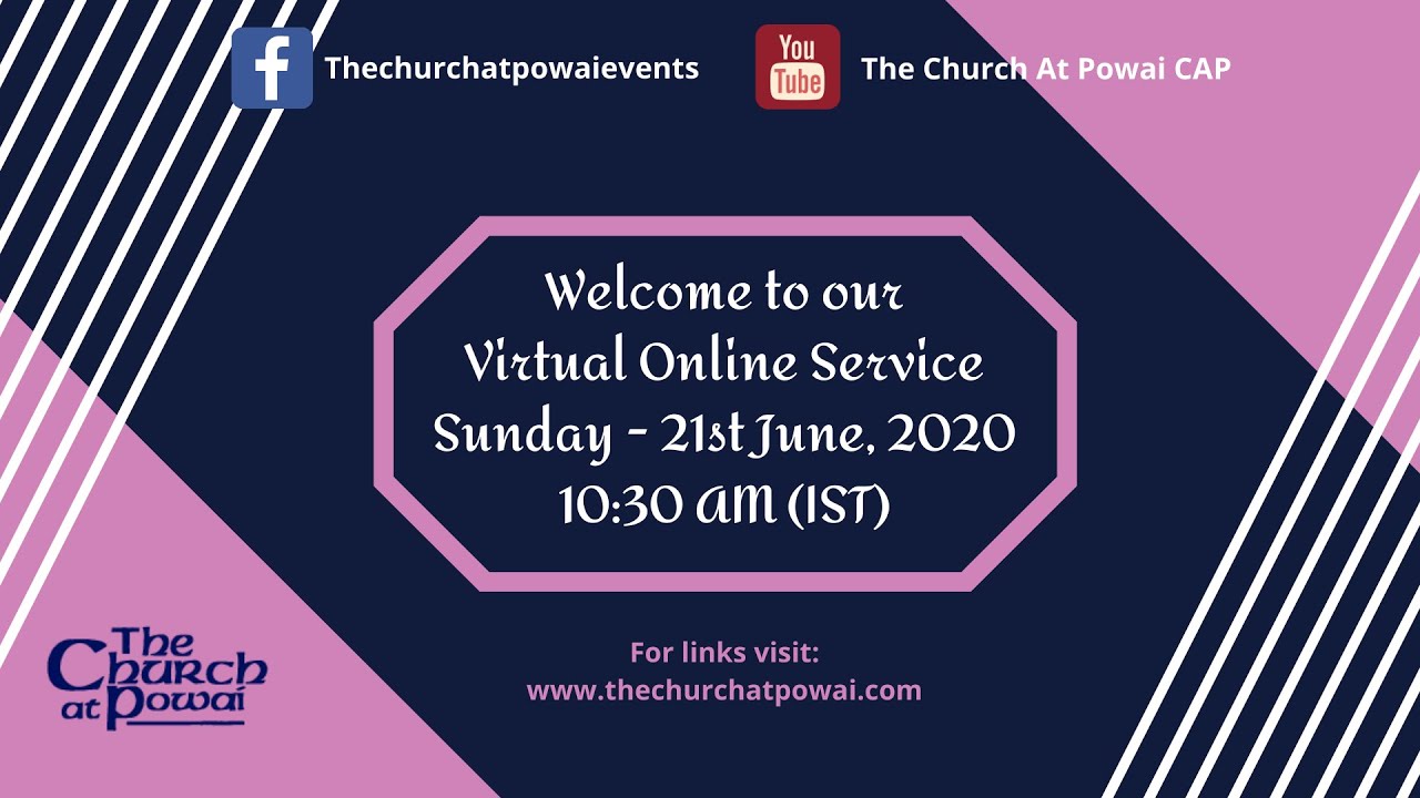 CAP Sunday Service - 21st June 2020 - YouTube
