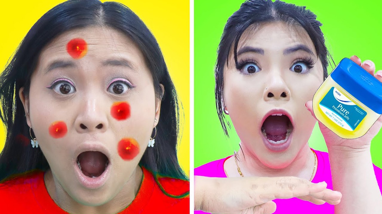 9 GENIUS BEAUTY HACKS FOR ALL LIFE SITUATIONS | BEAUTY ROUTINE TIPS BY ...