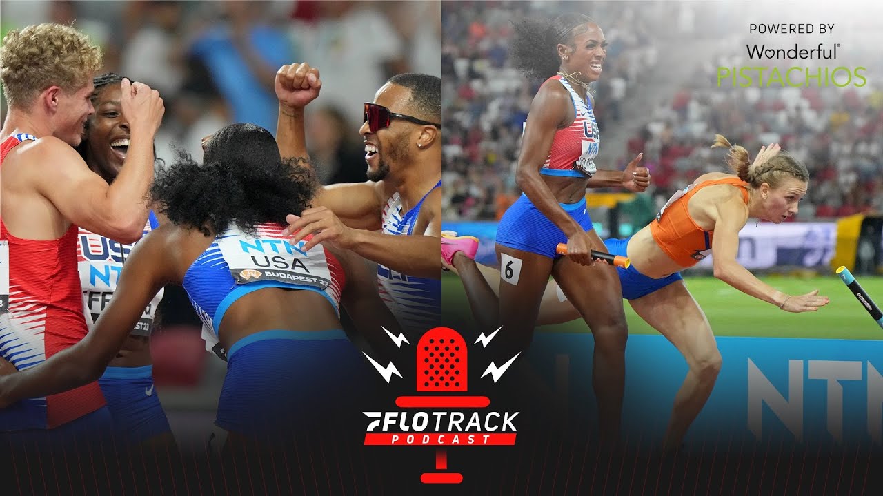 Team USA Wins The Mixed 4x400m Relay After WILD FALL By Femke Bol - YouTube