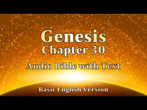 Genesis Chapter 30 Audio Bible 창세기 30장 성경 보면서 듣기 쉬운영어버전 - YouTube