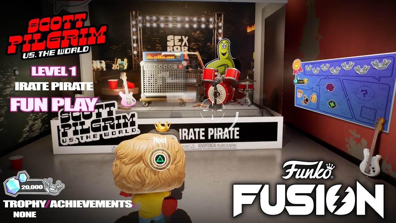 Funko Fusion: Scott Pilgrim / Level 1 Irate Pirate FUN PLAY - HTG - YouTube
