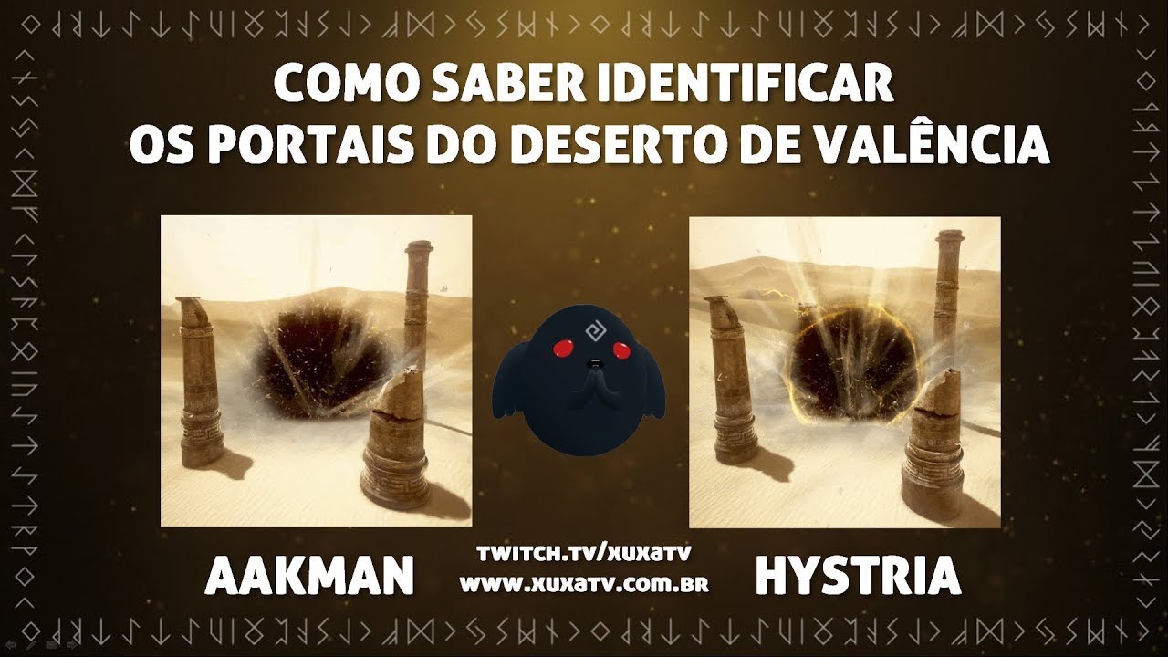COMO IDENTIFICAR OS PORTAIS DE AAKMAN E HYSTRIA - YouTube