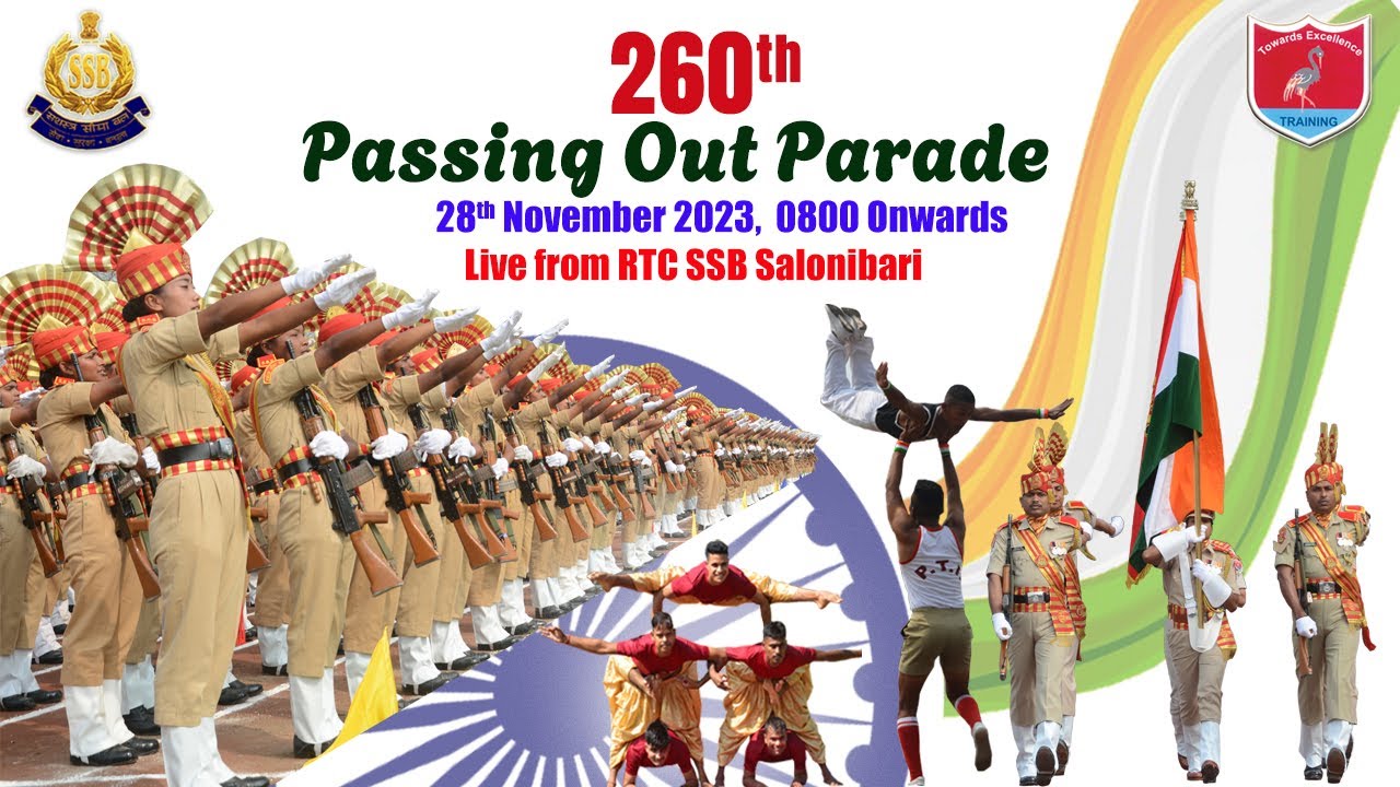 Passing Out Parade Of 260 BRTC at RTC SSB Salonibari - YouTube
