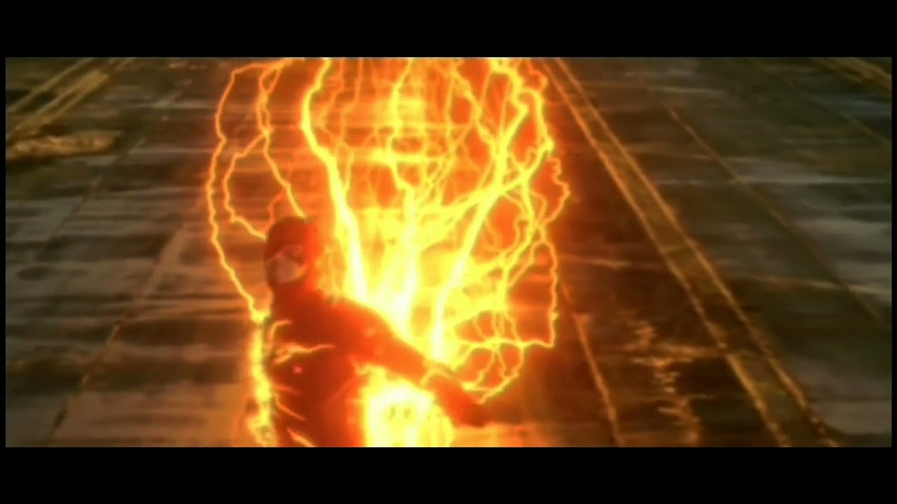 The Flash Ending Edited Lightning throw! - YouTube