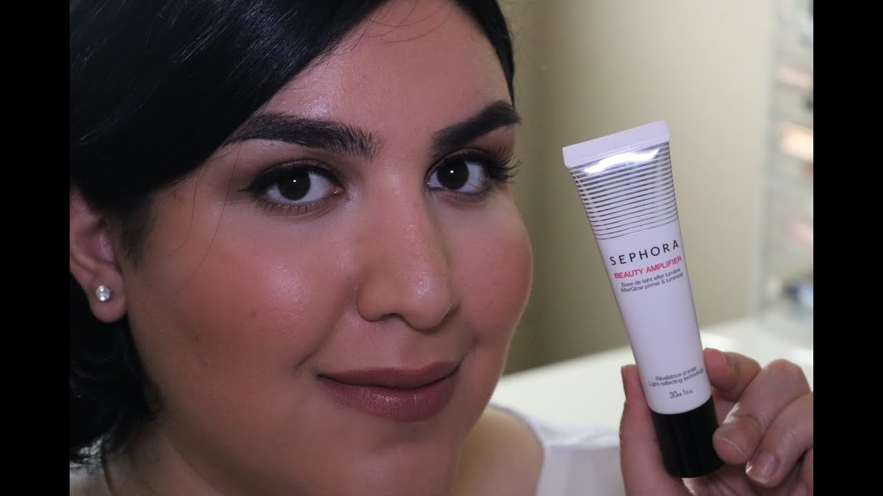 NEW SEPHORA Beauty Amplifier Afterglow Primer & Luminizer Review - YouTube