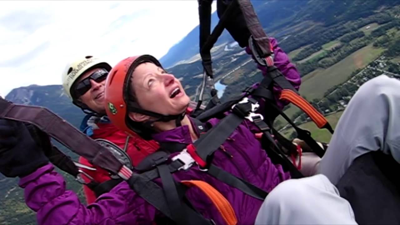 Paragliding in Golden British Columbia - YouTube