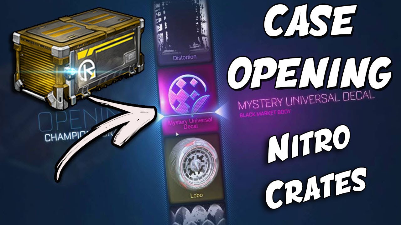 20 NITRO CRATES DUAL OPENING - ROCKET LEAGUE - YouTube