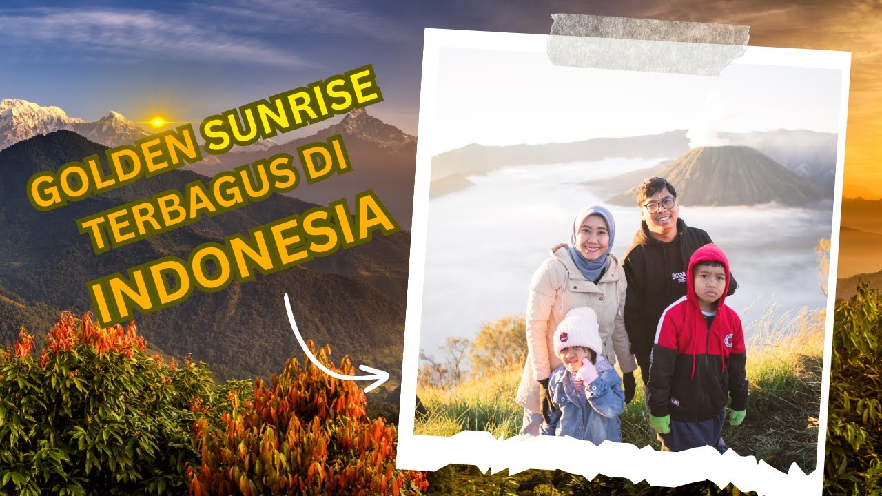 Golden sunrise 🌄 🌞 terbagus sedunia ada di indonesia - YouTube