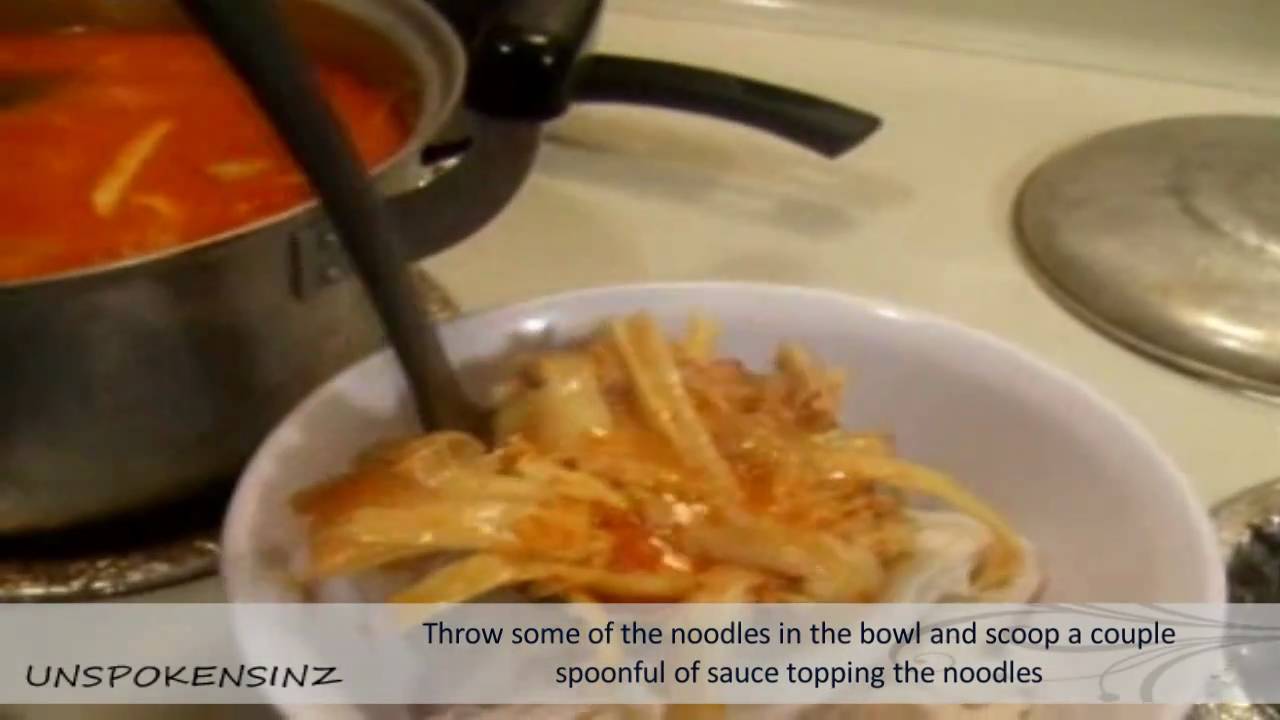 How to make Khao Pun, Khao Poon, Kapoon - YouTube