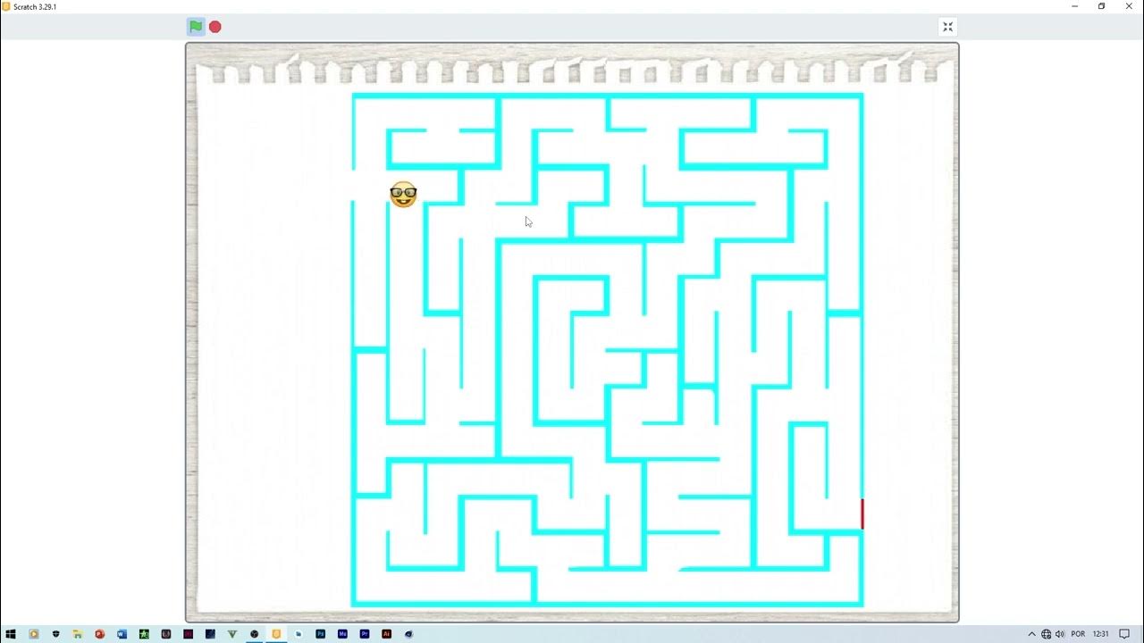 Aula de Scratch - Jogo do labirinto usando sensores de cor - YouTube