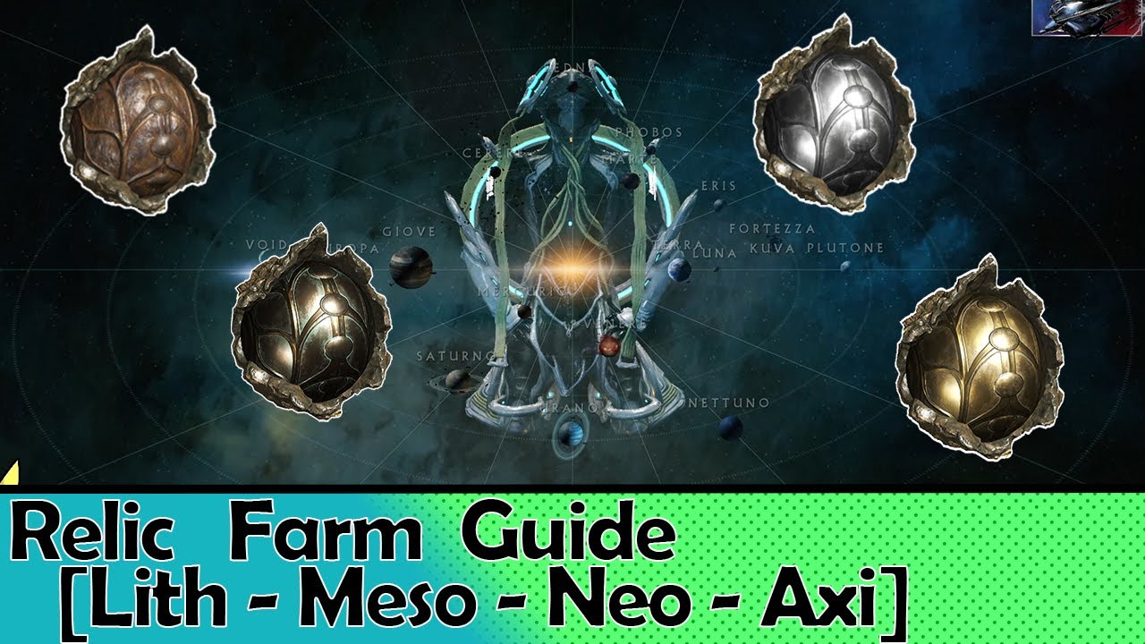 [Guida Warframe] Relic Farm Lith, Meso, Neo, Axi / Guida sulle reliquie ...
