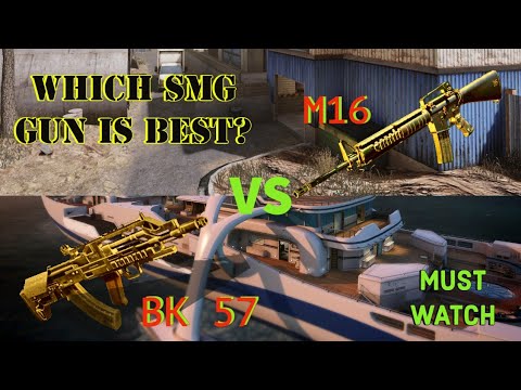 Which gun is the best? ⚡M16 vs BK57⚡//comparison of guns//#CODG//# ...