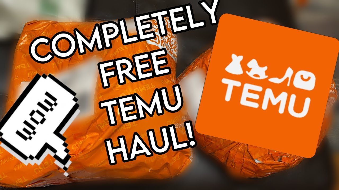 Completely FREE Temu Haul! (Really!!) - YouTube