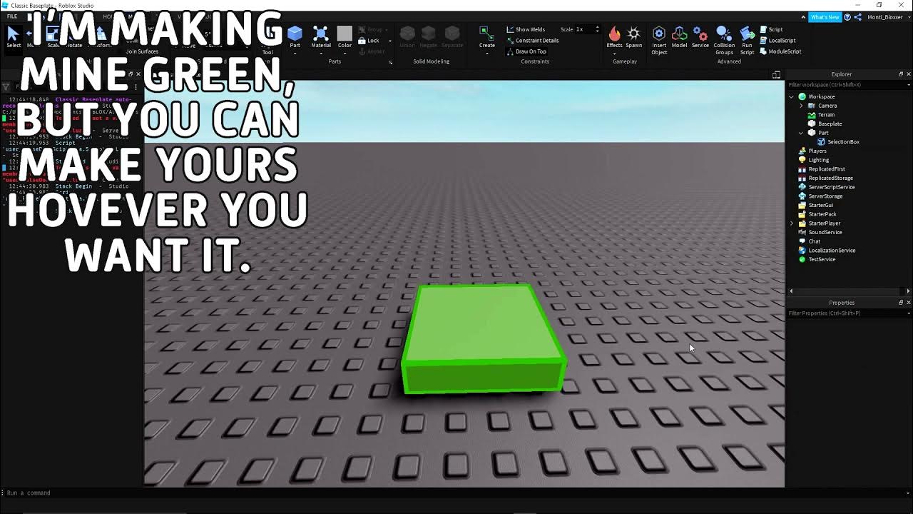 How To Make Selectable Parts In Roblox Studio. - YouTube