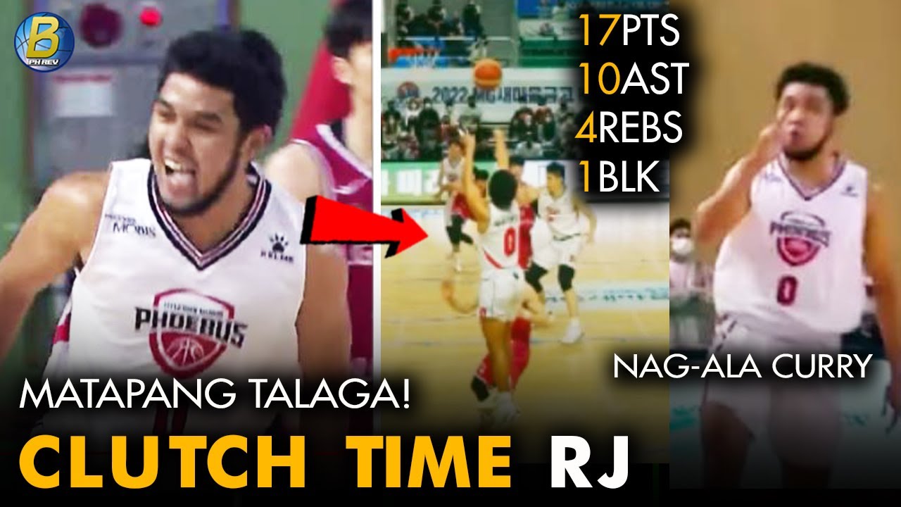 Sigawan sa CLUTCH shot ni RJ | DOUBLE-DOUBLE | Ganda ng laban - YouTube