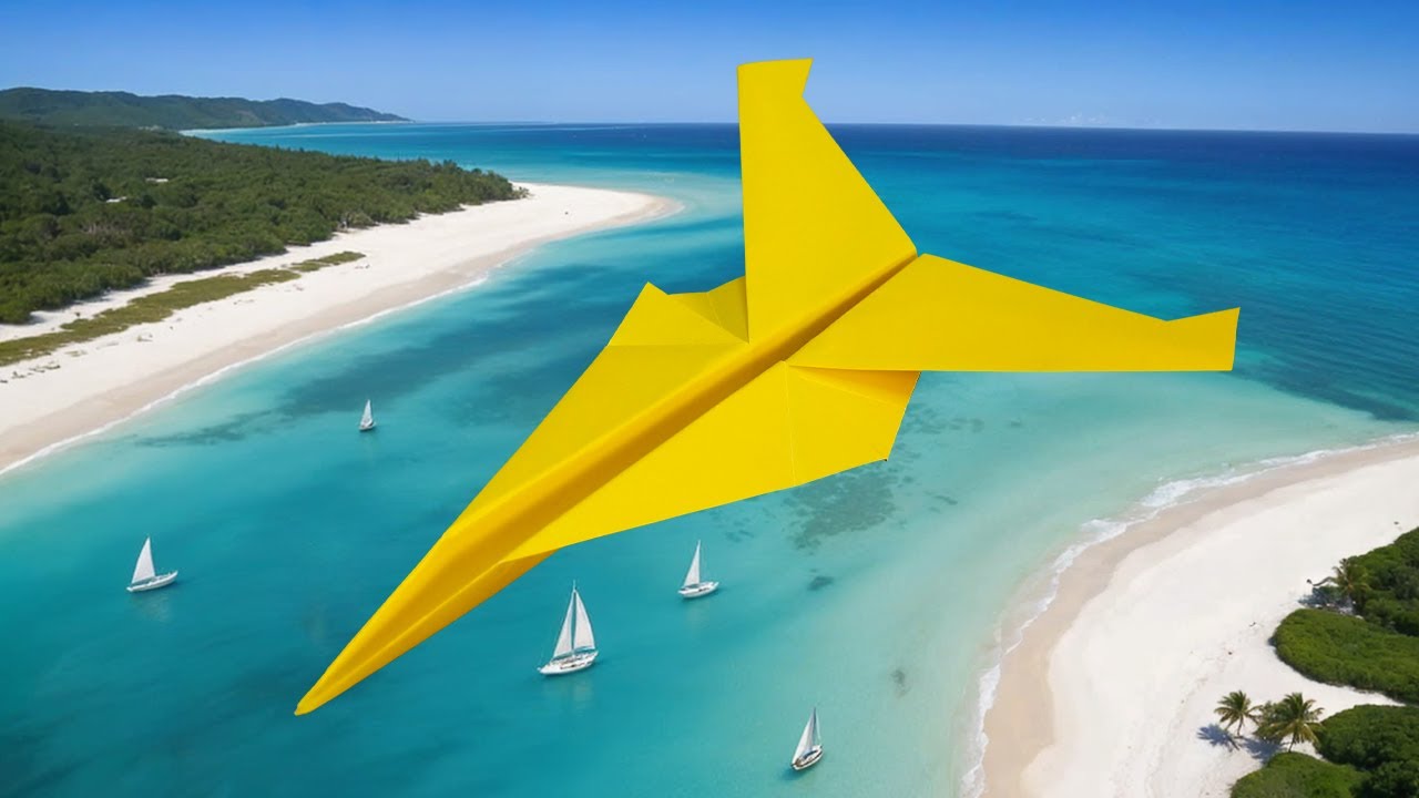 How to Fold a Paper Plane ️ Northrop YF-17 Cobra: Step-by-Step Paper ...