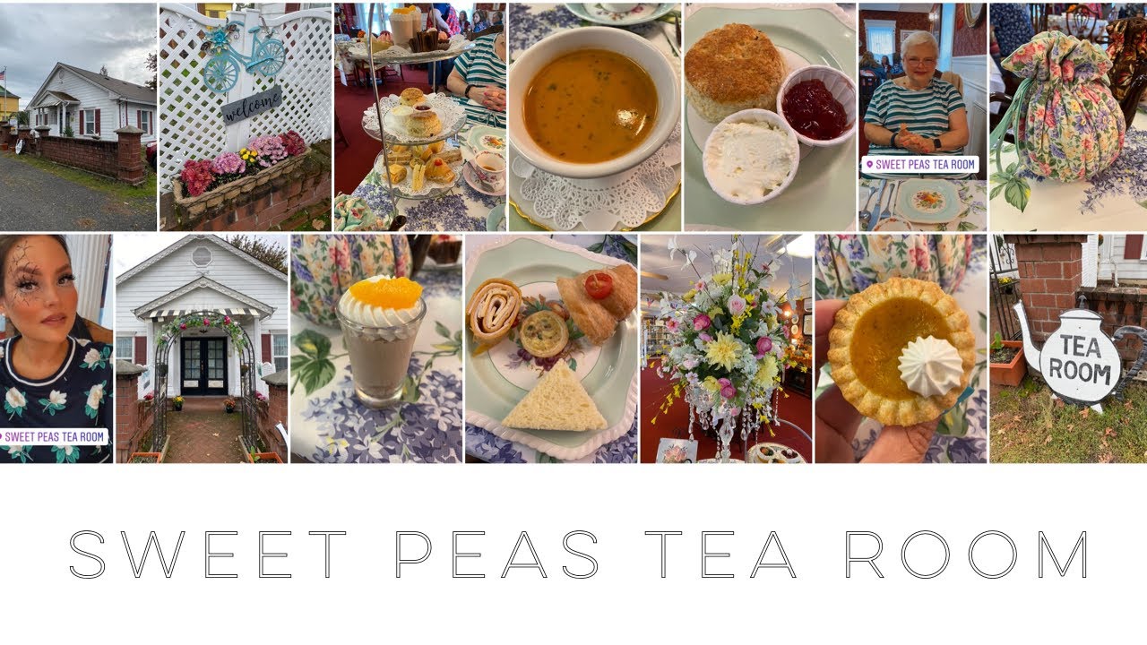 Sweet Peas Tea Room in Battleground Washington review, High Tea - YouTube