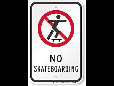 Break 5 "No Skating" Signs Downtown THPS 1&2..(All Locations) - YouTube