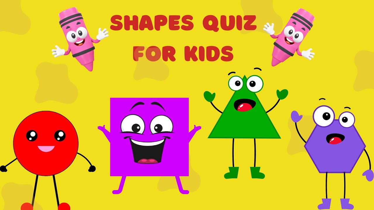 Shapes Quiz for Kids! 🟡🔺 | Fun Learning Activity | Preschool ...
