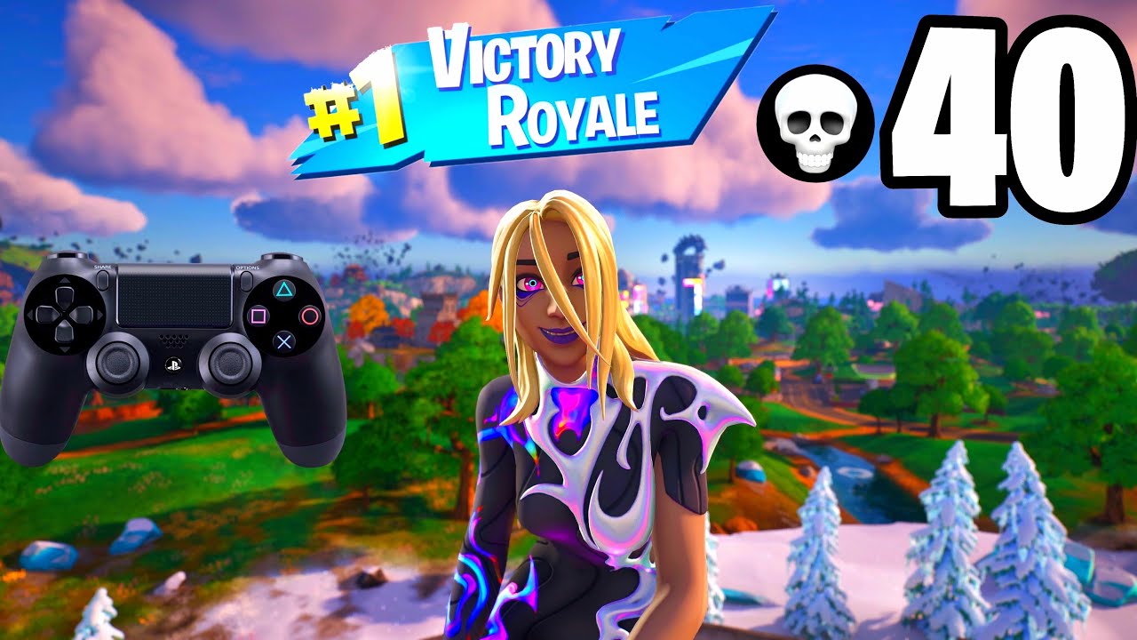 40 Kill Solo Squads Serenade Skin Gameplay "Zero Build" Win (Fortnite ...