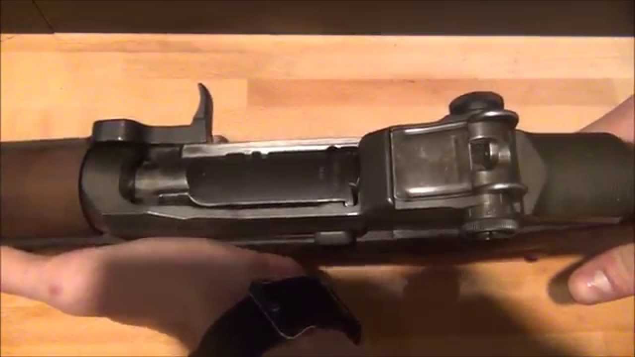 m1 garand field strip - YouTube