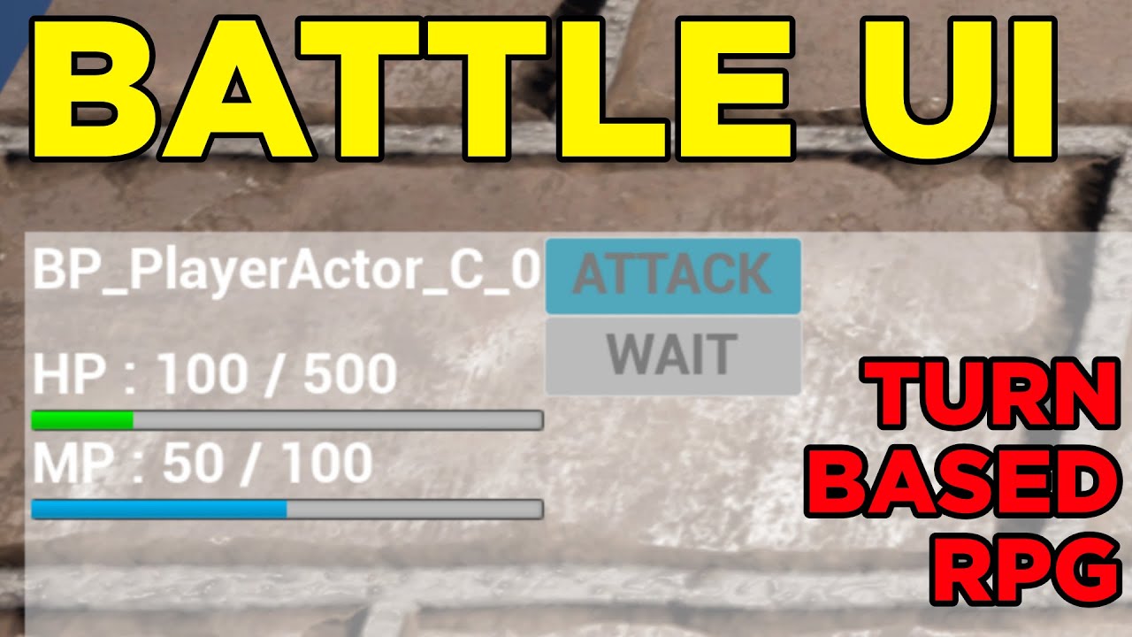 Battle UI - Turn based RPG Course #8 - YouTube