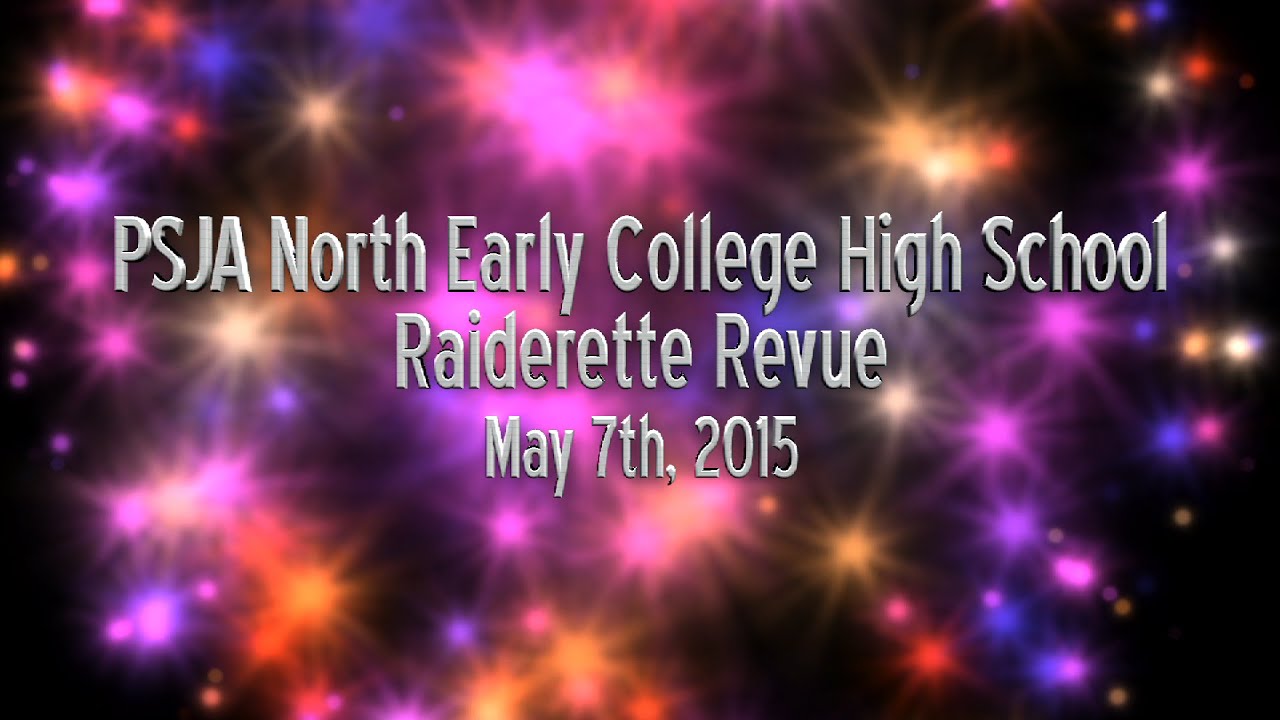 PSJA North ECHS - Raiderette Revue - YouTube