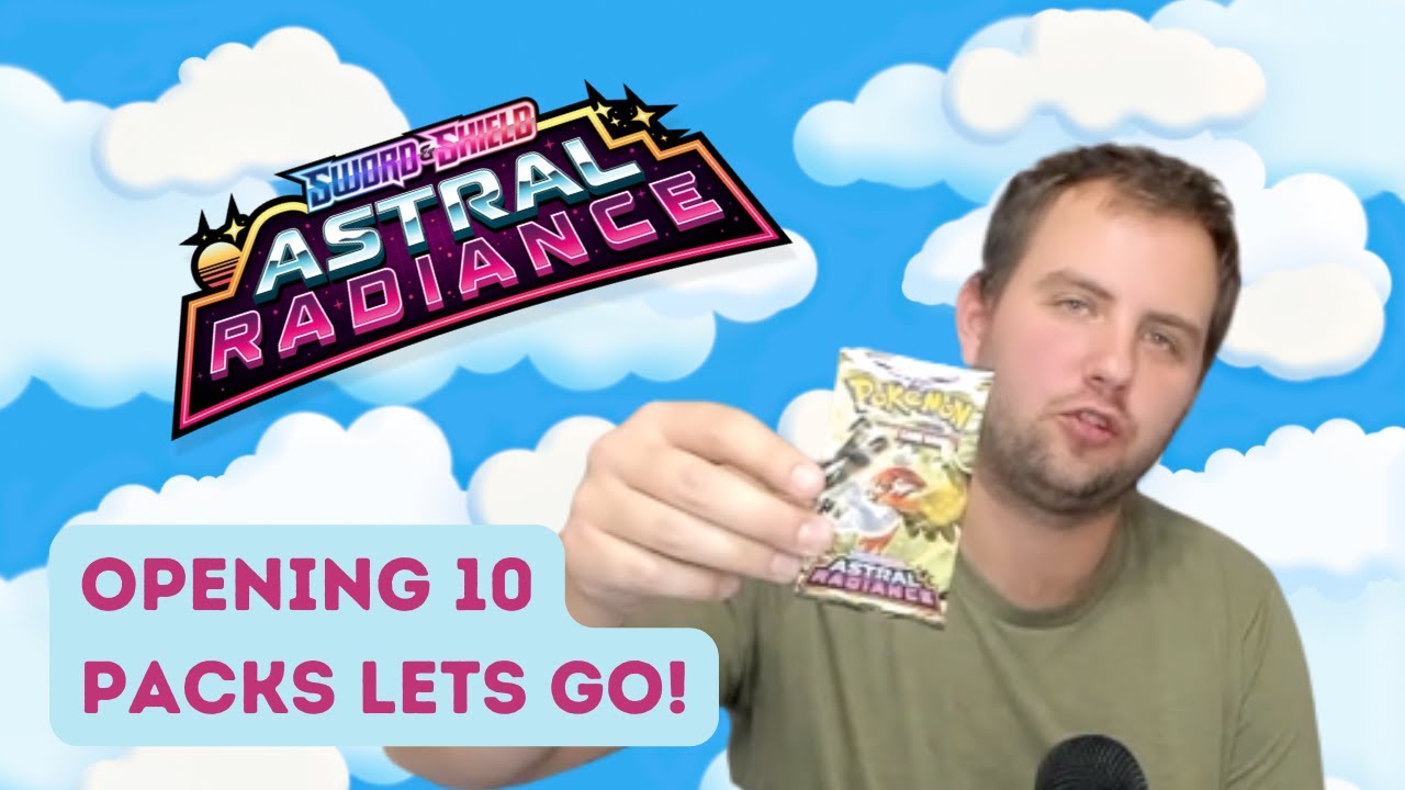 Back With Another 10 Packs Of Pokemon Astral Radiance - YouTube