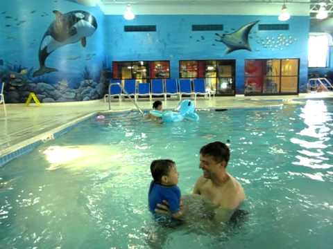James getting tossed in pool - YouTube