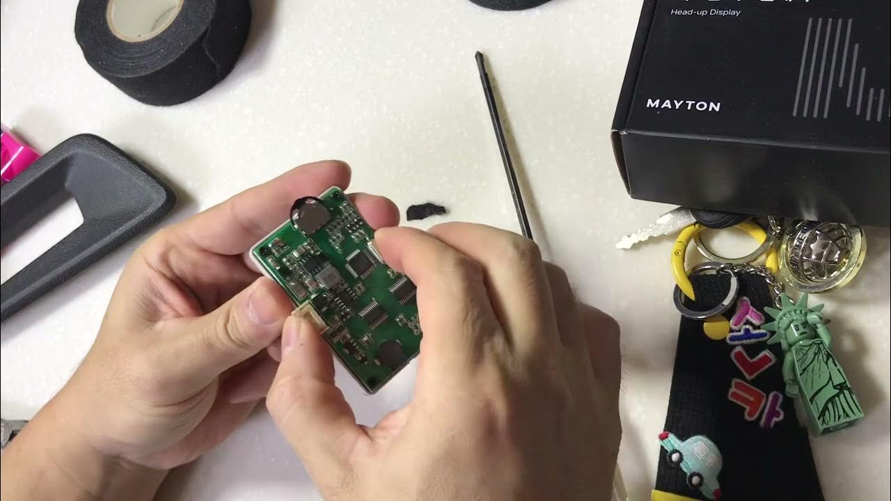 HUD매립 메이튼 a100s 커버 결합 DIY 방법 - YouTube