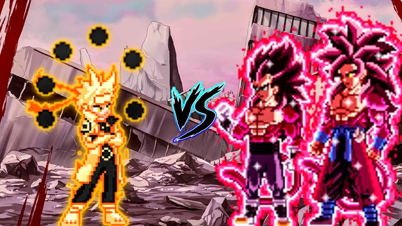 Naruto Rikudou V4 OP (New) VS Fusion Xeno Gogeta SSJ4 V2 OP (Goku ...